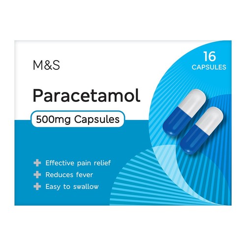 M&S Paracetamol Capsules - Ocado