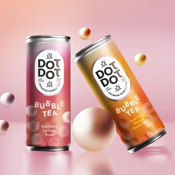 Dot DotSparkling Mango Passionfruit Bubble Tea - Ocado
