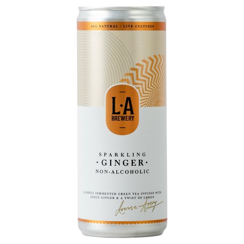LA Brewery non-alcoholic ginger kombucha - Ocado