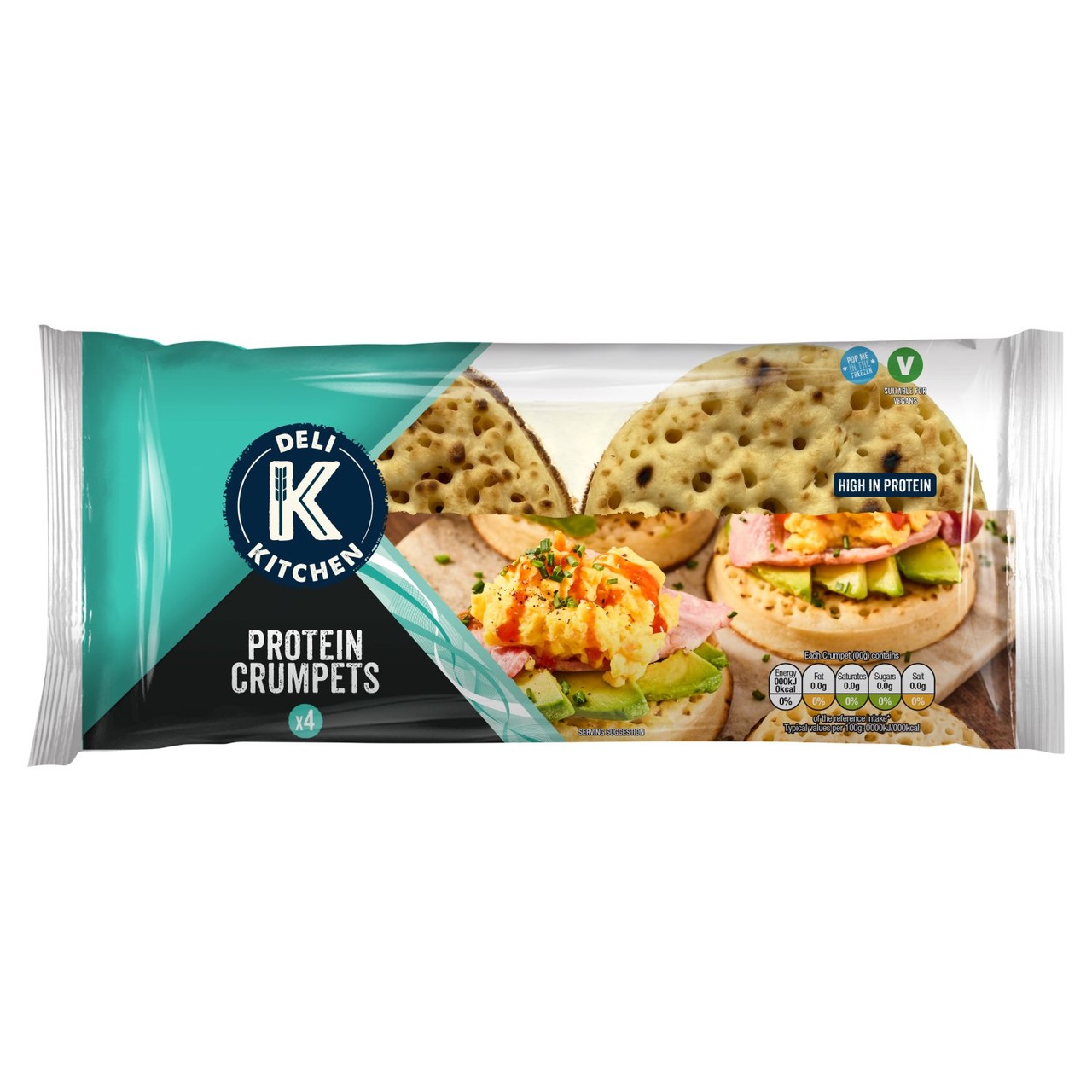 Deli Kitchen High Protein Crumpet - Ocado