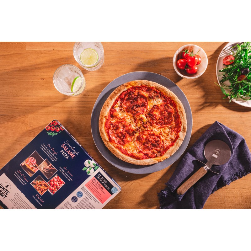 White Rabbit Gluten Free Sourdough Salame Pizza - Ocado