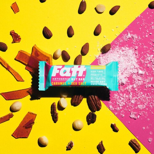 Fatt Caramel & Sea Salt Ketogenic Nut Bar - Ocado