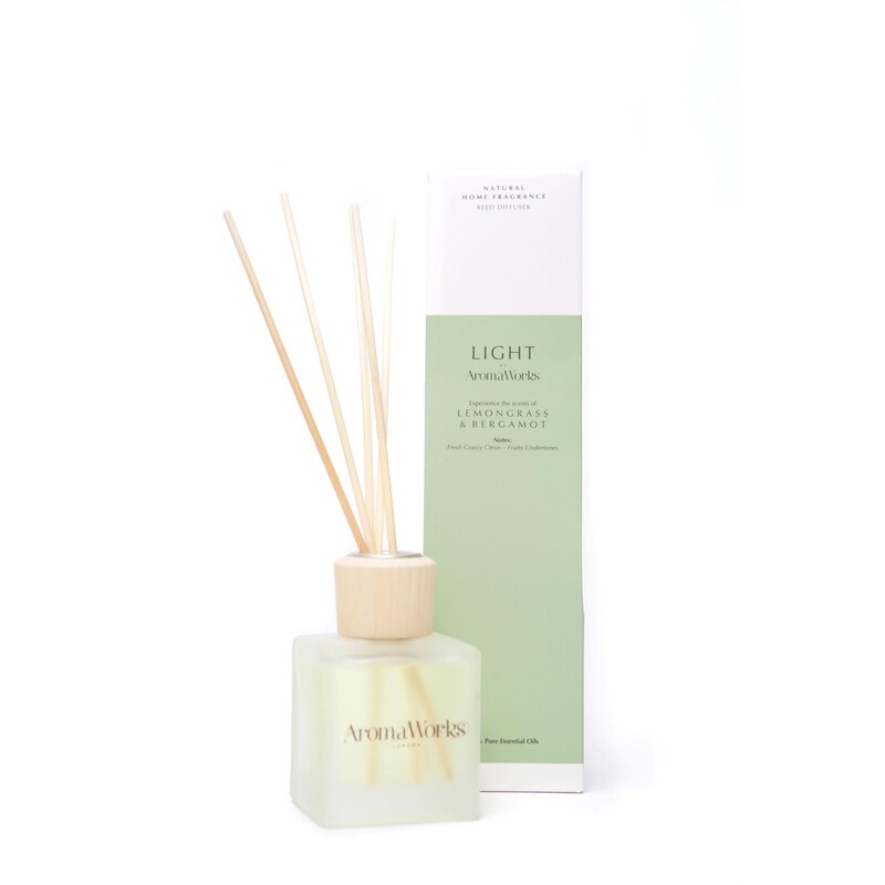AromaWorks Reed Diffuser Lemongrass & Bergamot - Ocado