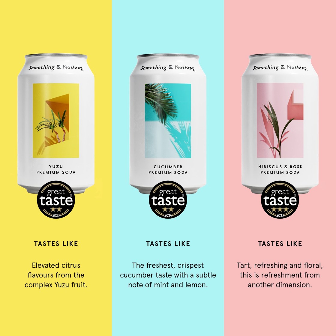 Something & Nothing Mixed Pack Premium Soda - Ocado