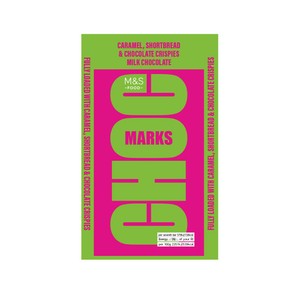 M&S Choc Marks Caramel, Shortbread, Chocolate Crispies Milk Chocolate ...