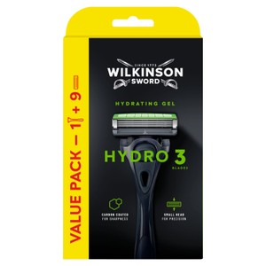 Wilkinson Sword Hydro 3 Skin Protection Men's Razor with 9 Blades - Ocado