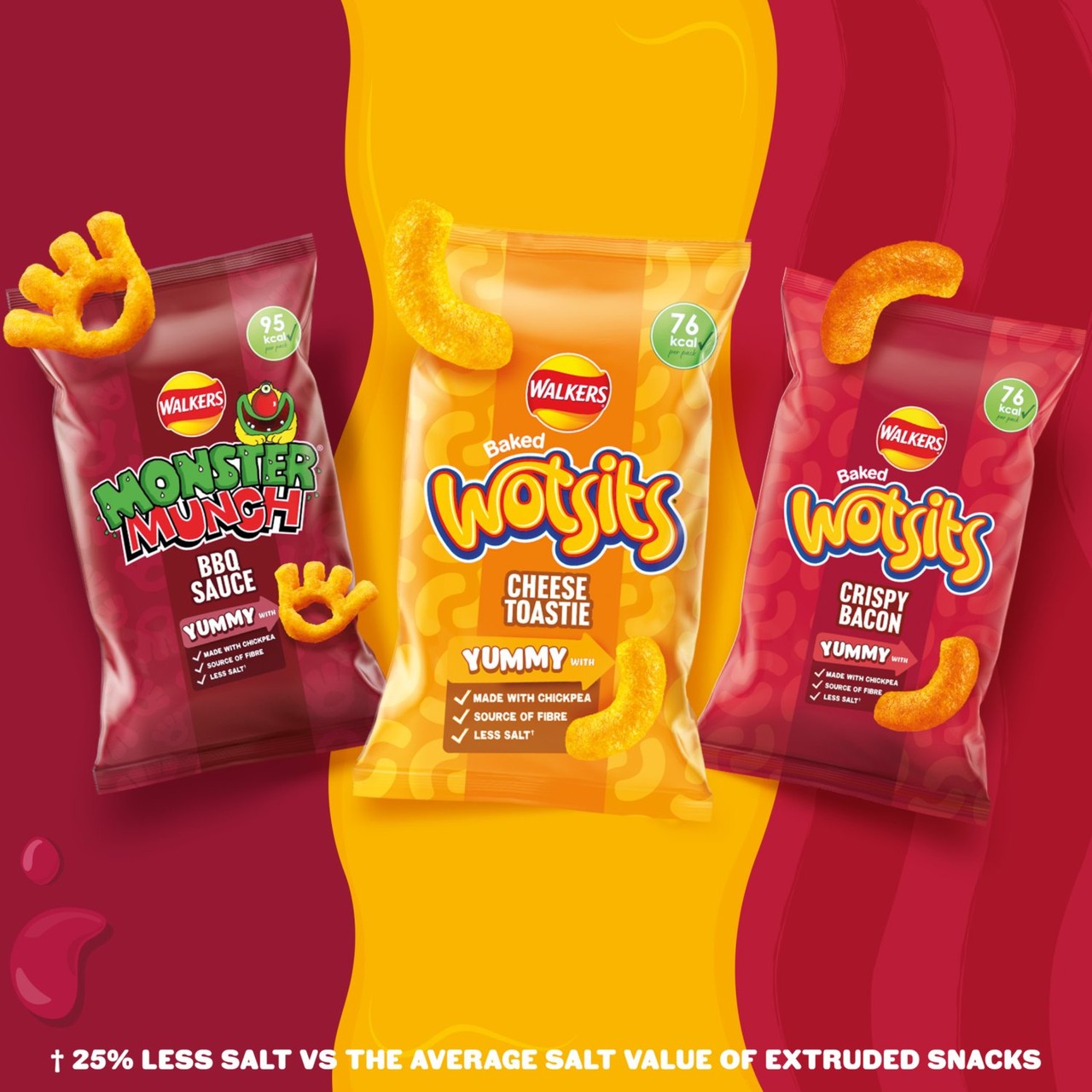 Wotsits Walkers Cheese Toastie Multipack Chickpea Crisps - Ocado