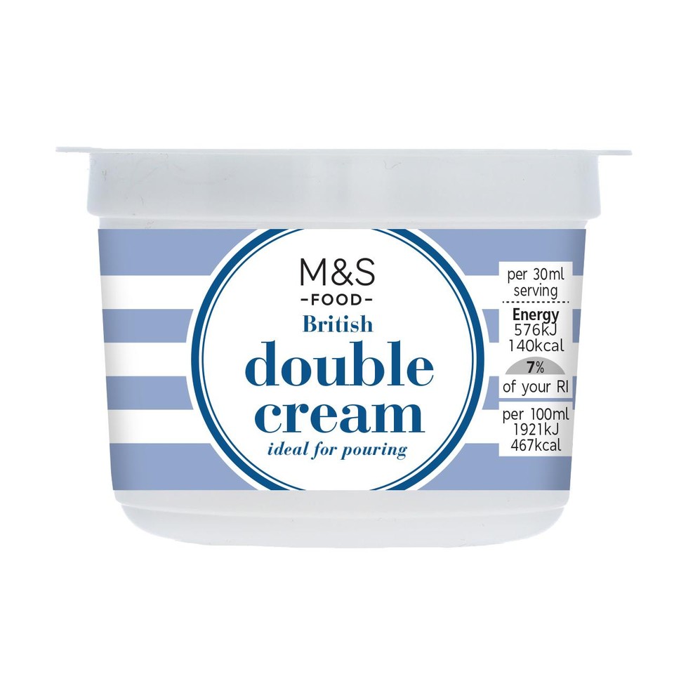 M&S British Double Cream - Ocado