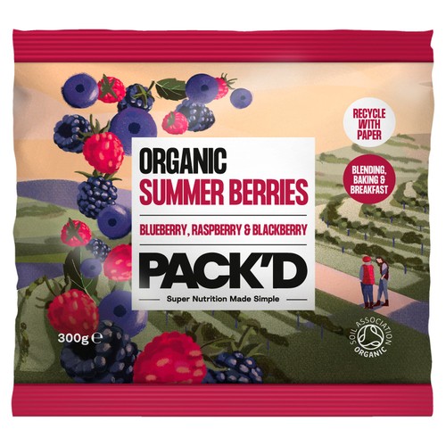 PACK'D Organic Summer Berry Blend - Ocado