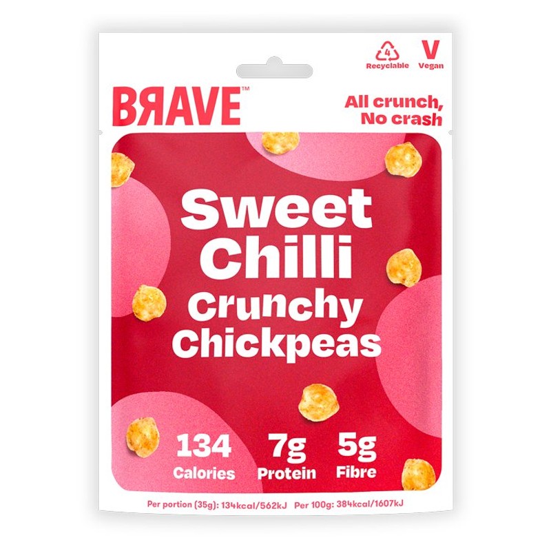 BRAVE Roasted Chickpeas Sweet Chilli - Ocado