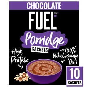 FUEL 10K Chocolate Protein Porridge Sachets Oat Cereal Sachets - Ocado