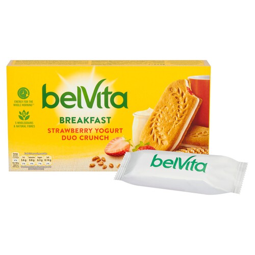 Belvita Strawberry Yogurt Duo Crunch Breakfast Biscuits - Ocado