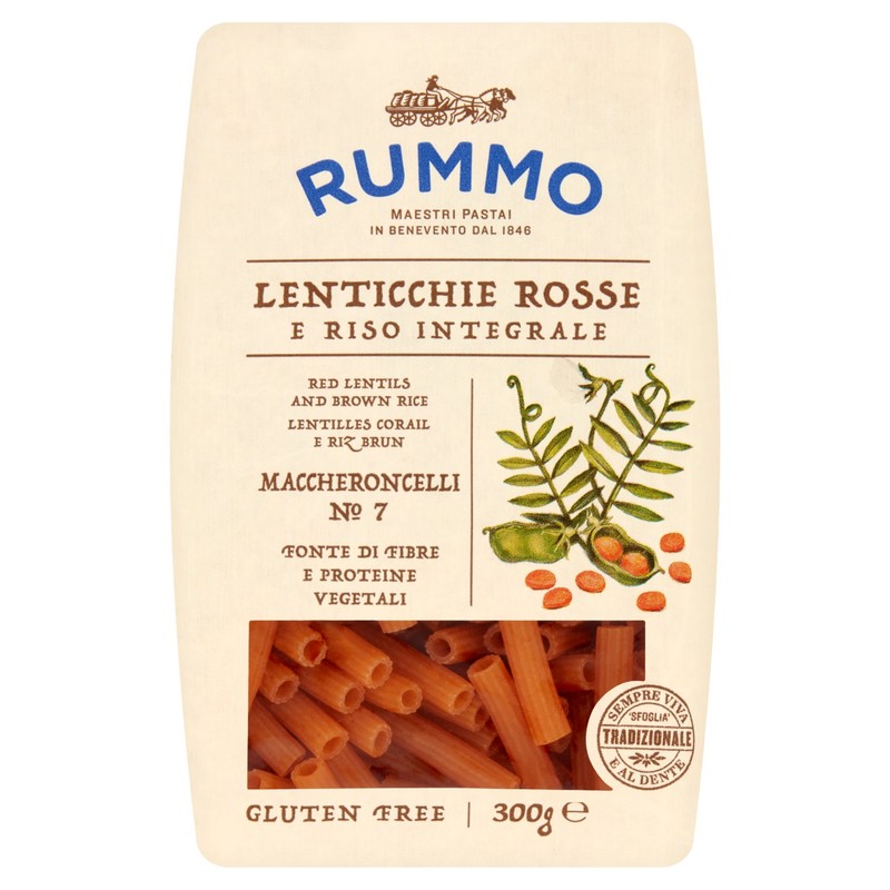 Rummo Gluten Free Maccheroncelli Lentil Pasta No.7 - Ocado
