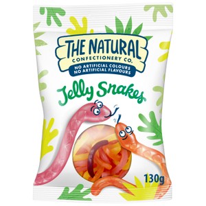 The Natural Confectionery Co. Jelly Snakes Sweets Bag - Ocado
