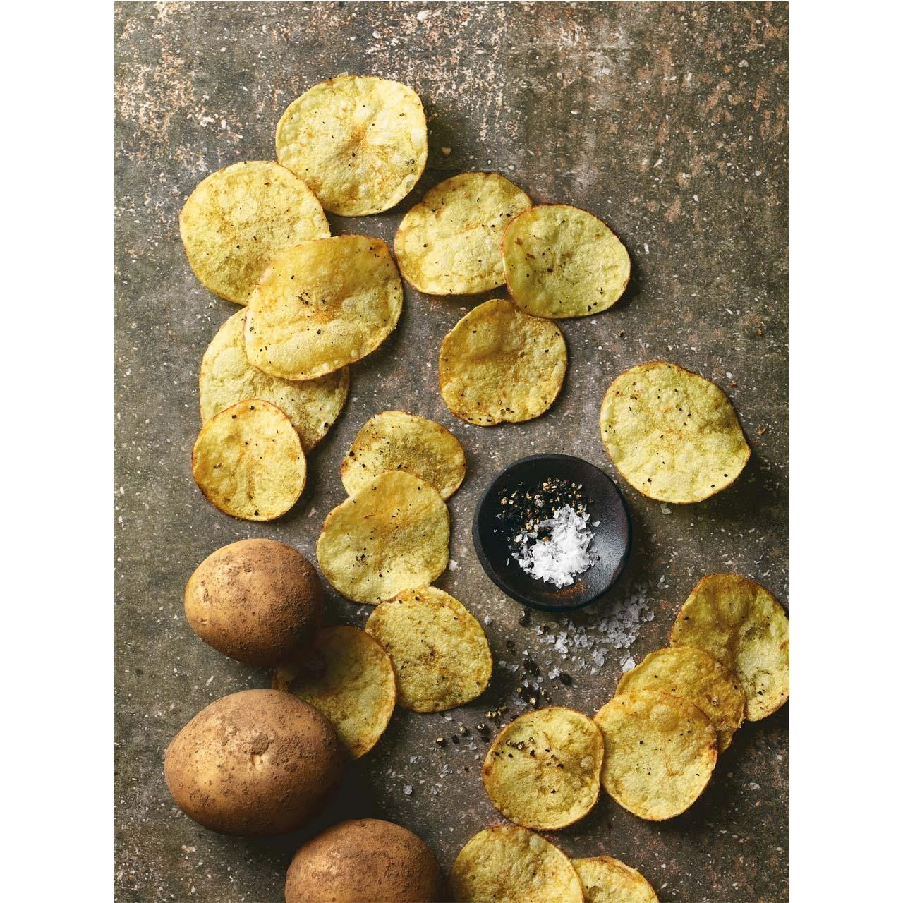 M&S Hand Cooked Sea Salt & Black Pepper Crisps - Ocado