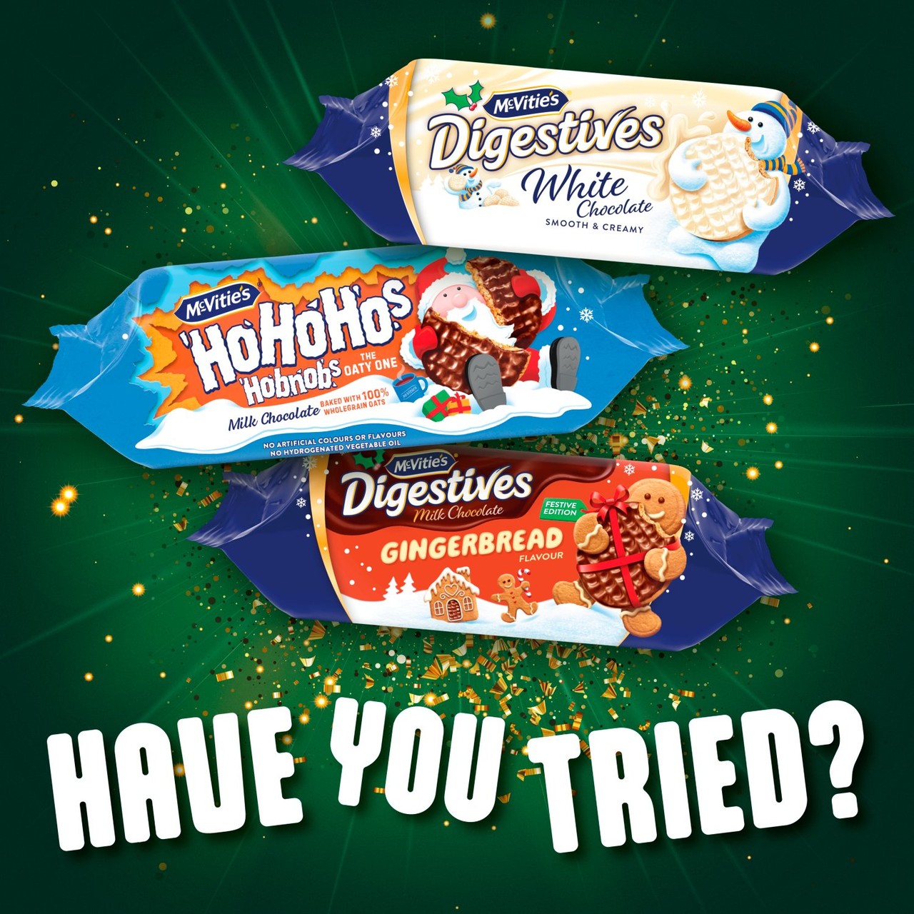 McVitie's Gingerbread Chocolate Digestive Christmas Biscuits - Ocado