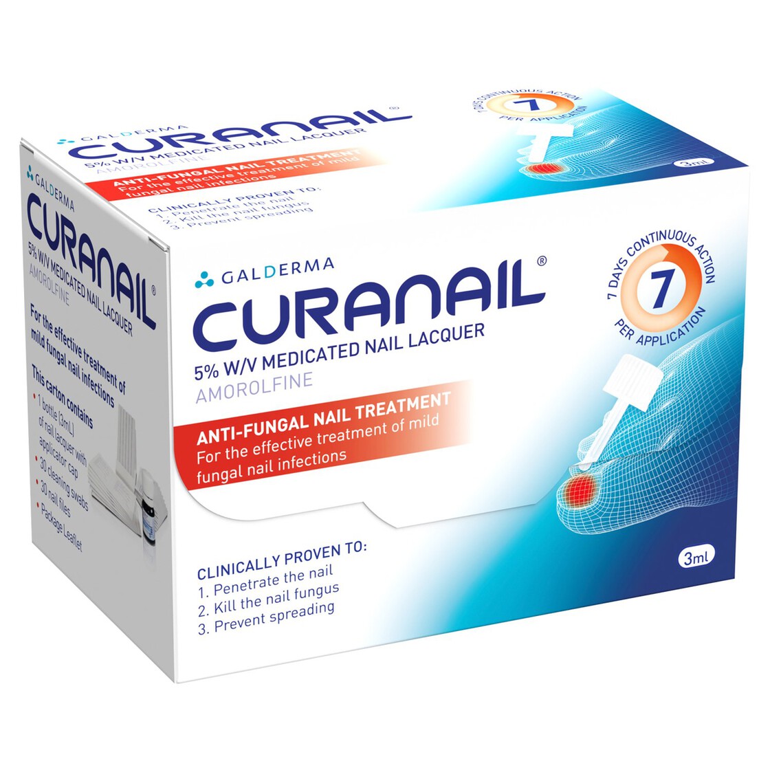 Curanail 5% Fungal Nail Treatment - Ocado