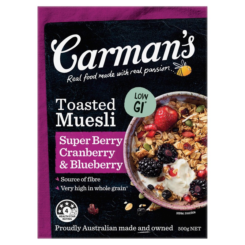 Carmans Kitchen Super Berry Muesli Box - Ocado