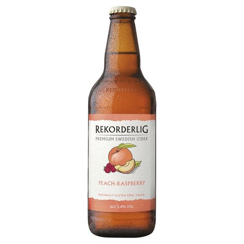 Rekorderlig Peach and Raspberry Cider - Ocado