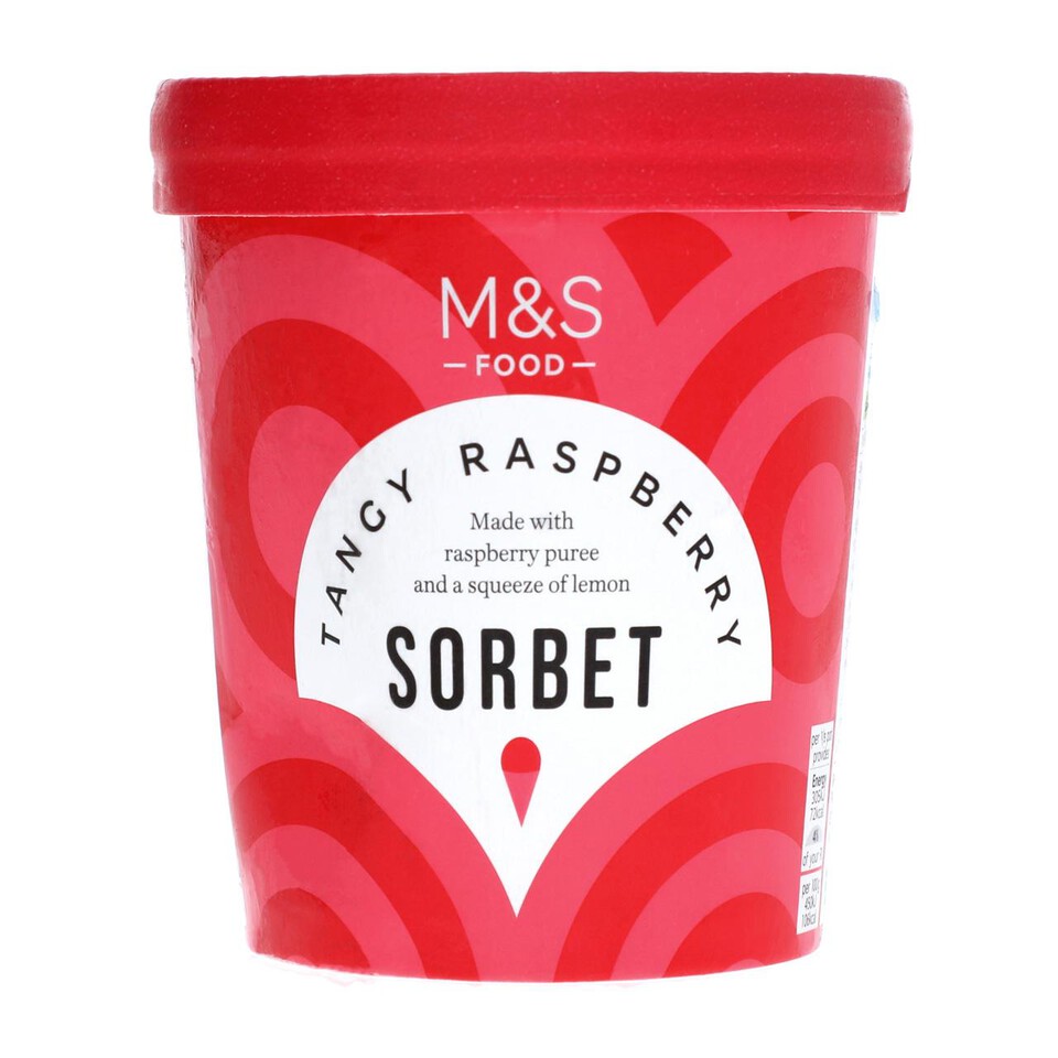 M&S Raspberry Sorbet - Ocado