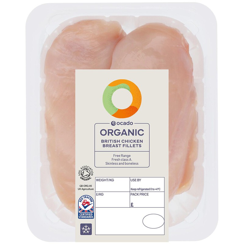 Ocado Organic Free Range Chicken Breast Fillets - Ocado