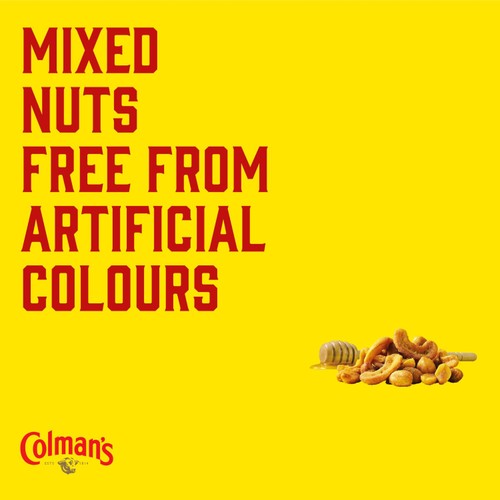 Colmans Honey & Mustard Flavoured Peanuts & Cashews - Ocado