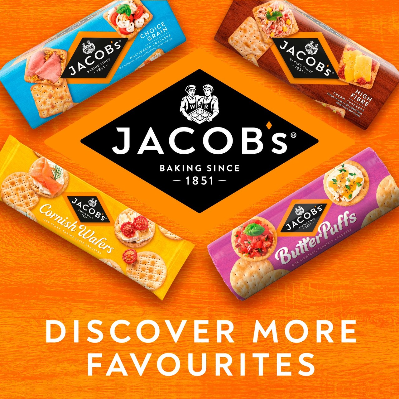 Jacob's Original Cream Crackers Twin Pack - Ocado