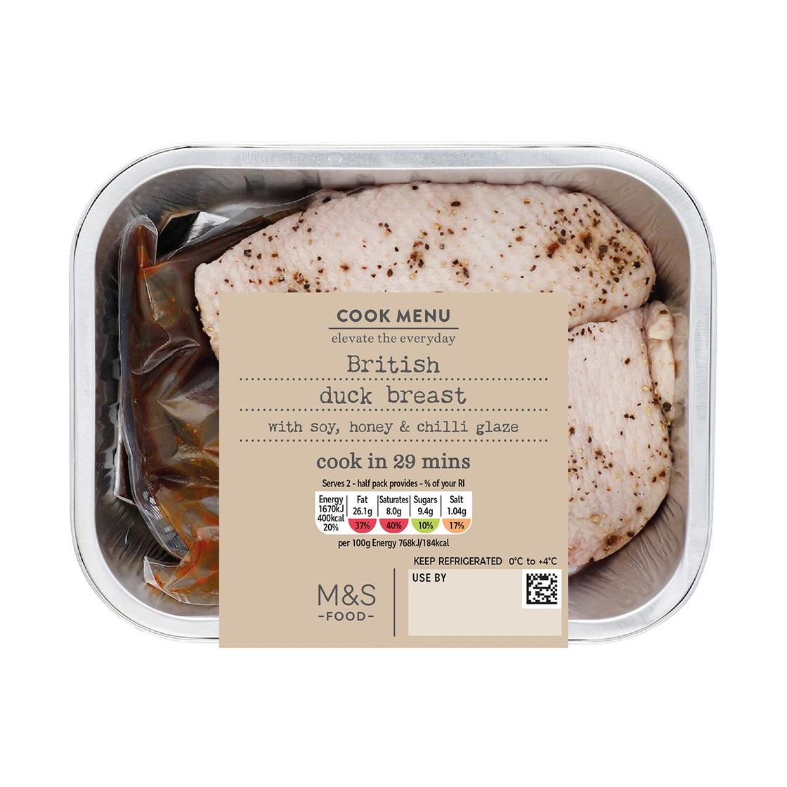 M&S Cook Menu 2 Duck Breasts with Soy & Chilli Glaze - Ocado