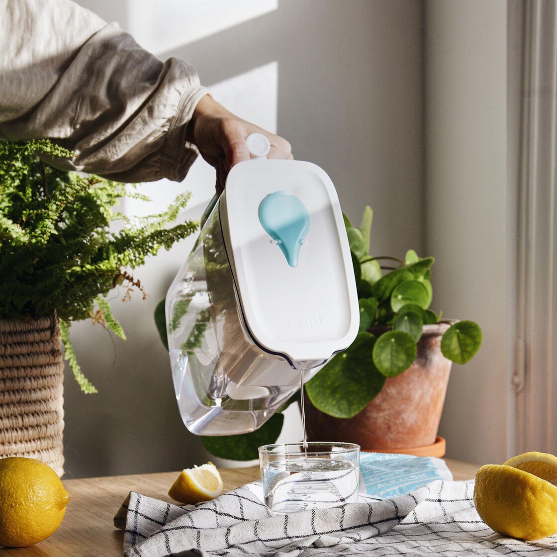 Phox Water Wave 2.8L Water Filter Jug & 3 Month Clean Filter Pack - Ocado