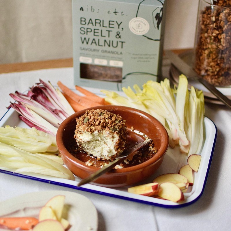 nibs etc. Barley, Spelt & Walnut savoury Granola - Ocado