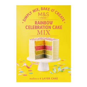 M&S Rainbow Celebration Cake Mix - Ocado