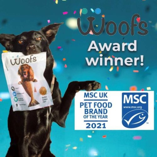 Woofs Cod Cubes Dog Treats - 100% Natural MSC Fish - Ocado