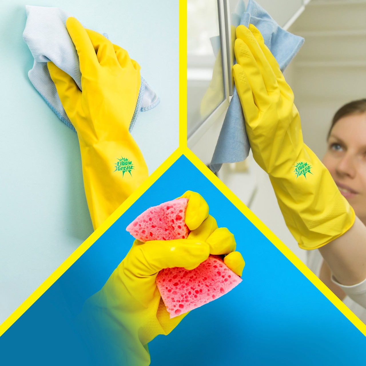 Elbow Grease Super Strong Rubber Glove Medium - Ocado