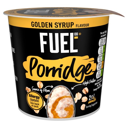 FUEL 10K High Protein Golden Syrup Porridge Oat Cereal Pot - Ocado