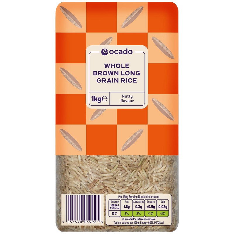Ocado Brown Long Grain Rice - Ocado