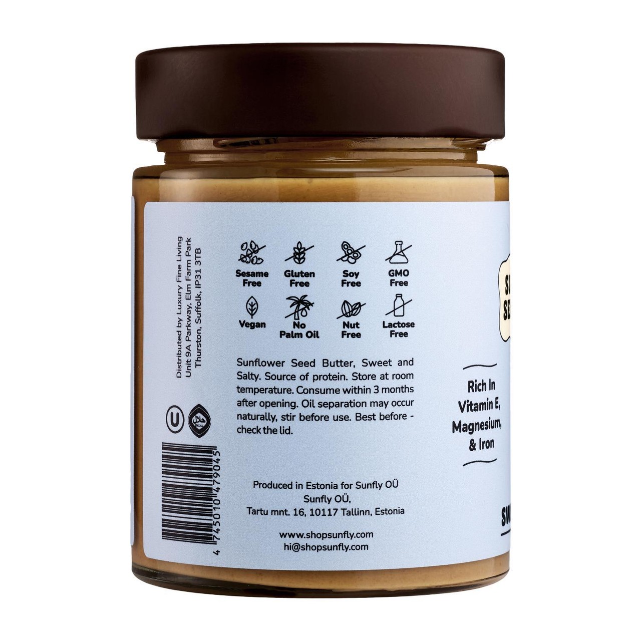 SUNFLY Sunflower Seed Butter, Sweet and Salty Spread - Ocado