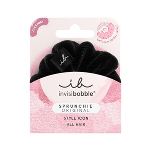Invisibobble SPRUNCHIE Spiral Scrunchie - True Black - Ocado