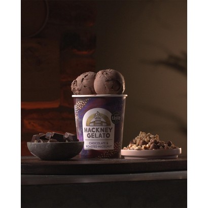 Hackney Gelato Chocolate & Roasted Hazelnut Gelato - Ocado