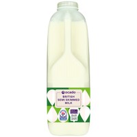Ocado British Semi Skimmed Milk 2 Pints - Ocado