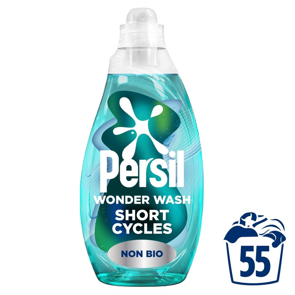 Persil Wonder Wash Speed Clean Non Bio Laundry Detergent 55 Washes - Ocado