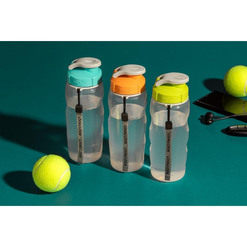 LocknLock Sports Bottle with Strap Blue 500ml - Ocado
