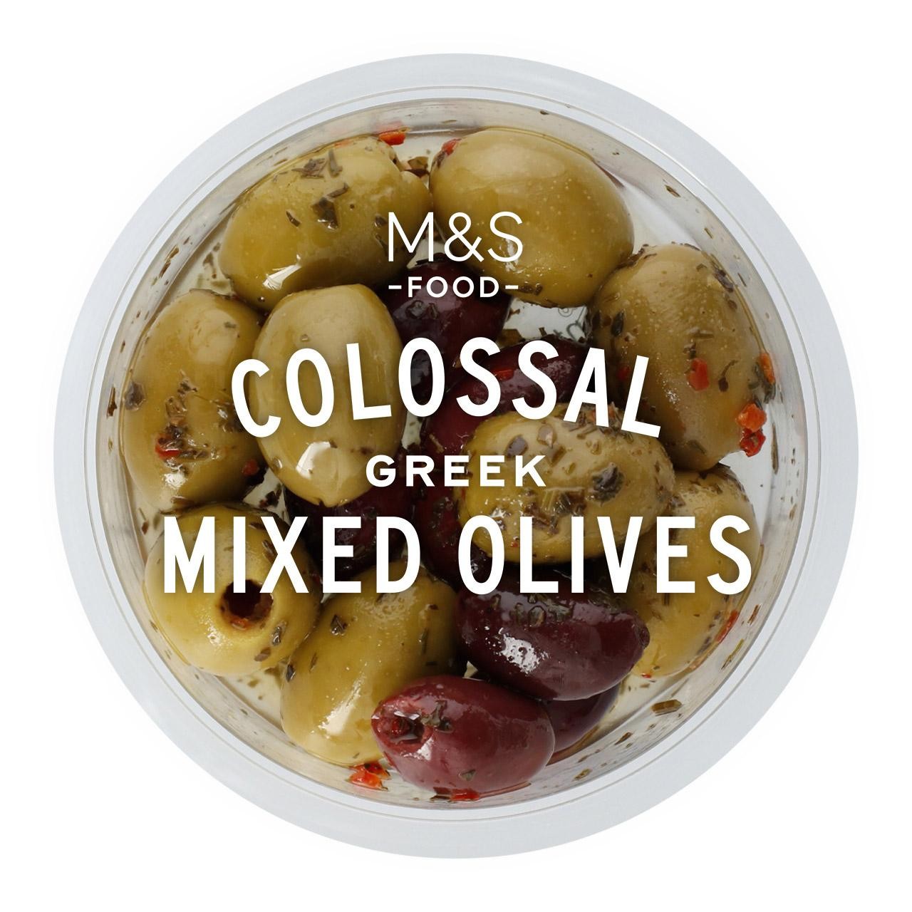 M&S Greek Colossal Mixed Olives - Ocado