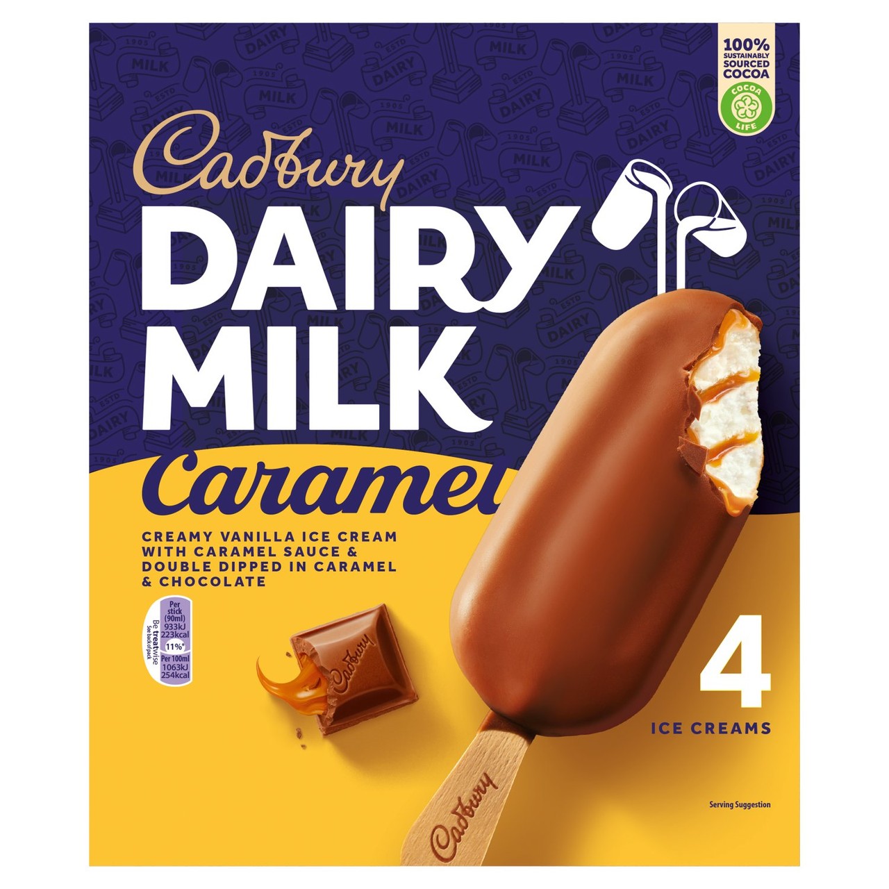 Cadbury Caramel Ice Cream Stick - Ocado