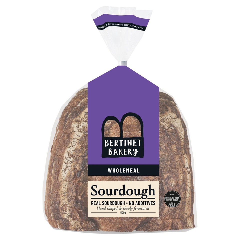 Bertinet Wholemeal Half Bloomer Sourdough - Ocado
