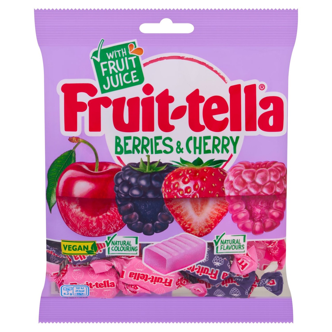 Fruittella Berry & Cherry Chews Sweets Sharing Bag - Ocado