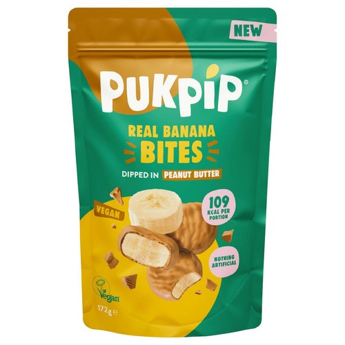 Pukpip Banana Bites Dipped In Peanut Butter - Ocado