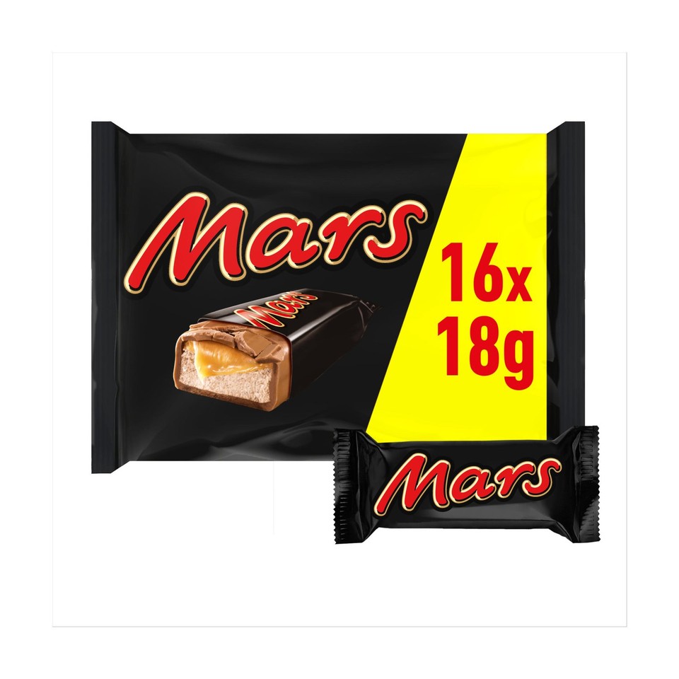 Mars Caramel, Nougat & Milk Chocolate Funsize Snack Bars Multipack - Ocado