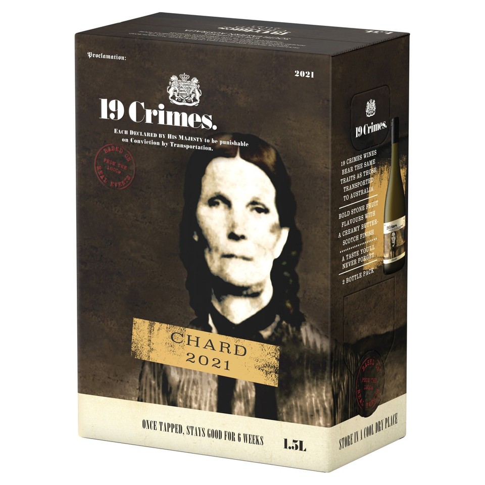 19 Crimes Chard Bag in Box - Ocado