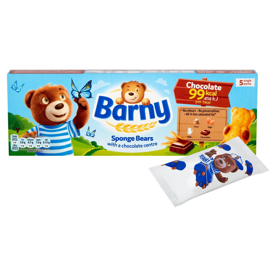 Barny Chocolate Sponge Bears Biscuits - Ocado