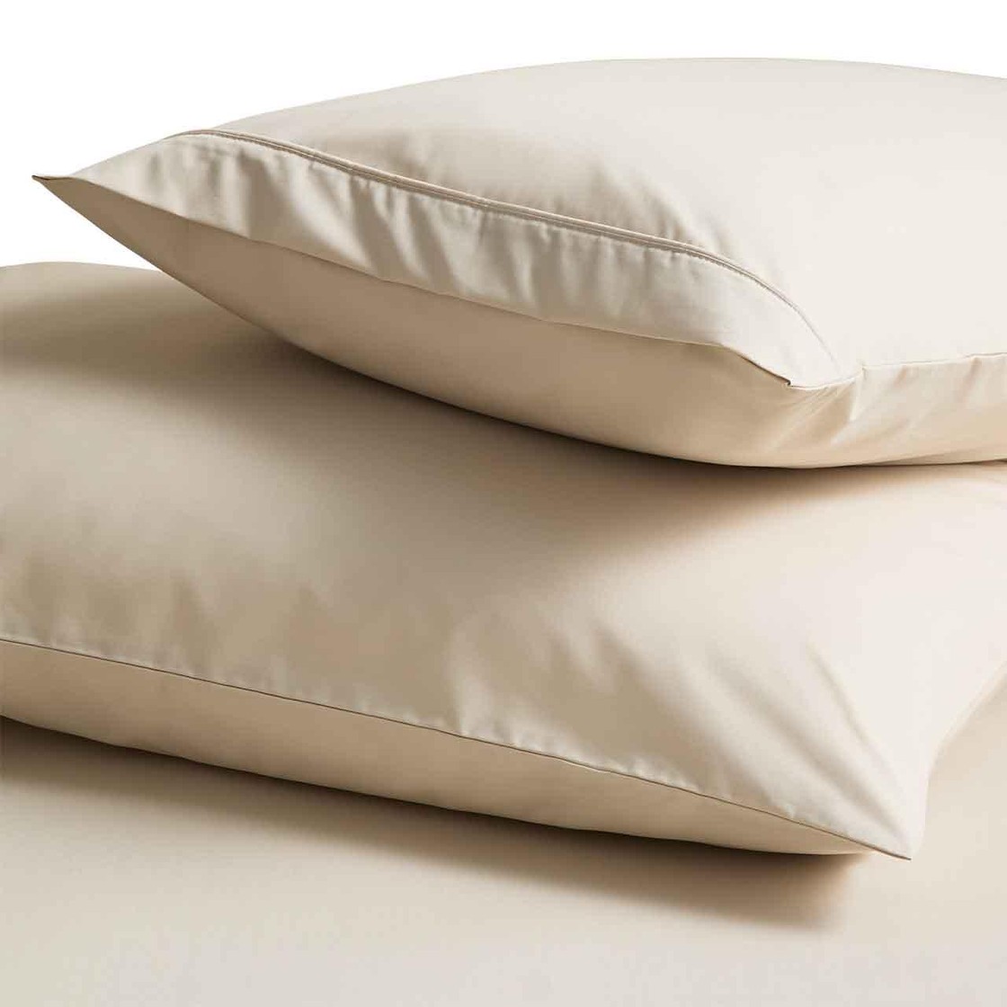 M&S Egyptian Cotton 230 Thread Count Pillowcases, Champagne - Ocado